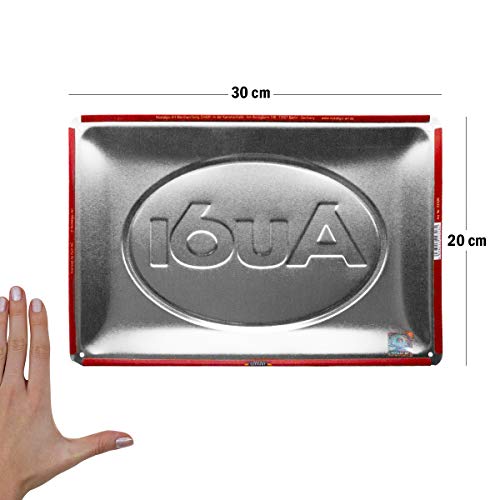 Plaque Audi logo - Déco murale/Plaques 20x30 cm - decovintage