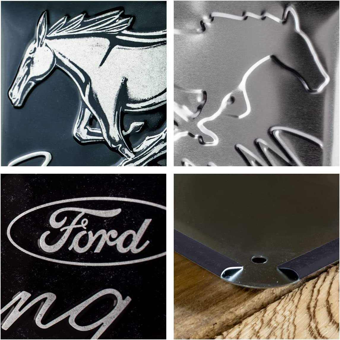 Plaque Ford Mustang american muscle - Déco murale/Plaques 20x30 cm ...