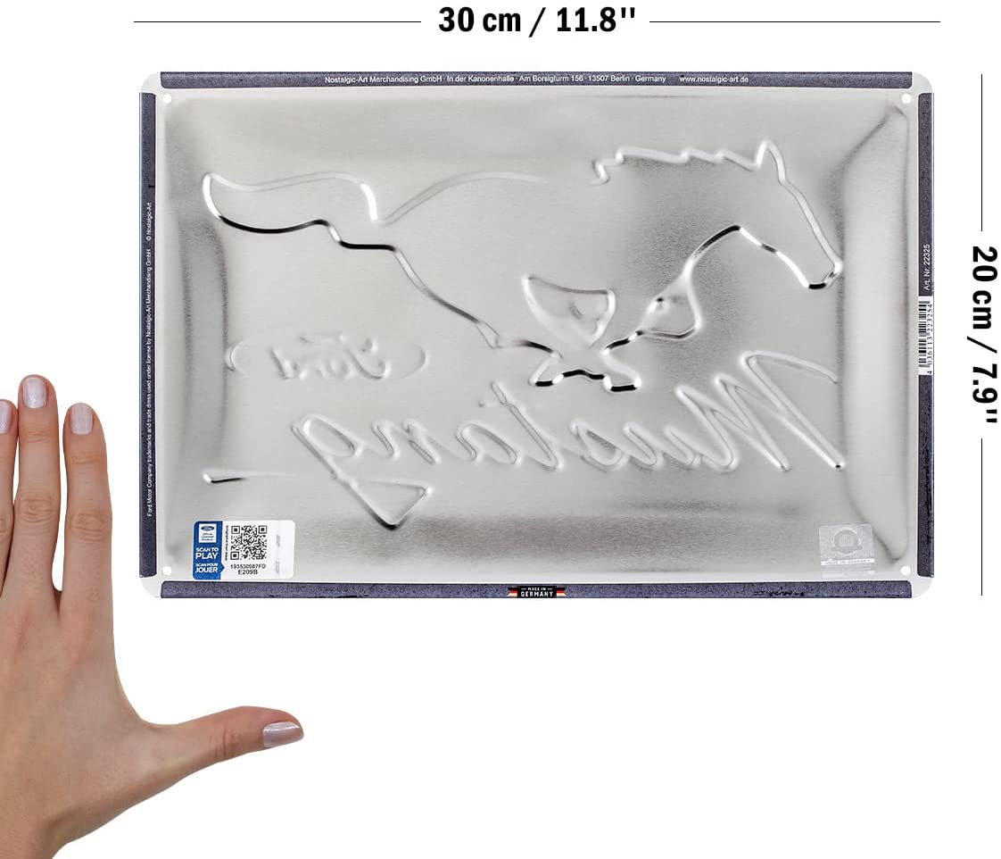 Plaque Ford Mustang american muscle - Déco murale/Plaques 20x30 cm ...