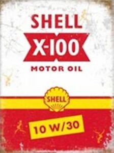 Plaque huile Shell 20x30 - Déco murale/Plaques 20x30 cm - decovintage