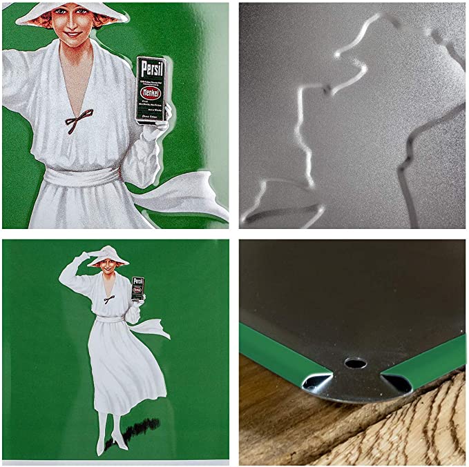 Plaque Persil publicitaire - Déco murale/Plaques 15x20 cm - decovintage