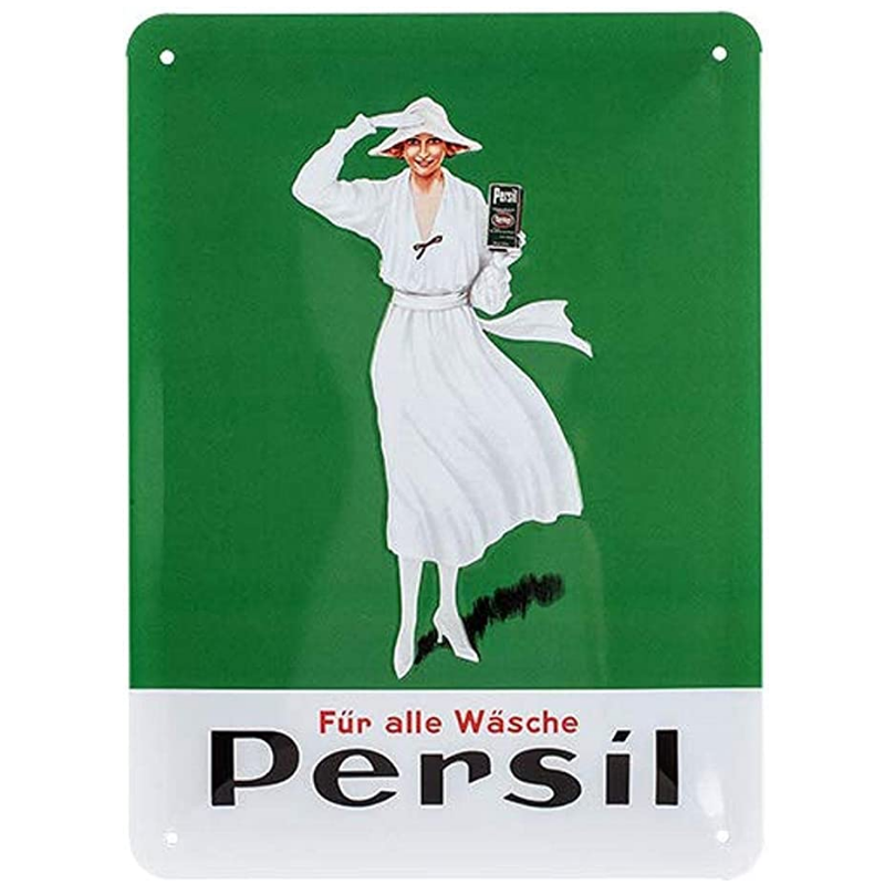 Plaque Persil publicitaire - Déco murale/Plaques 15x20 cm - decovintage