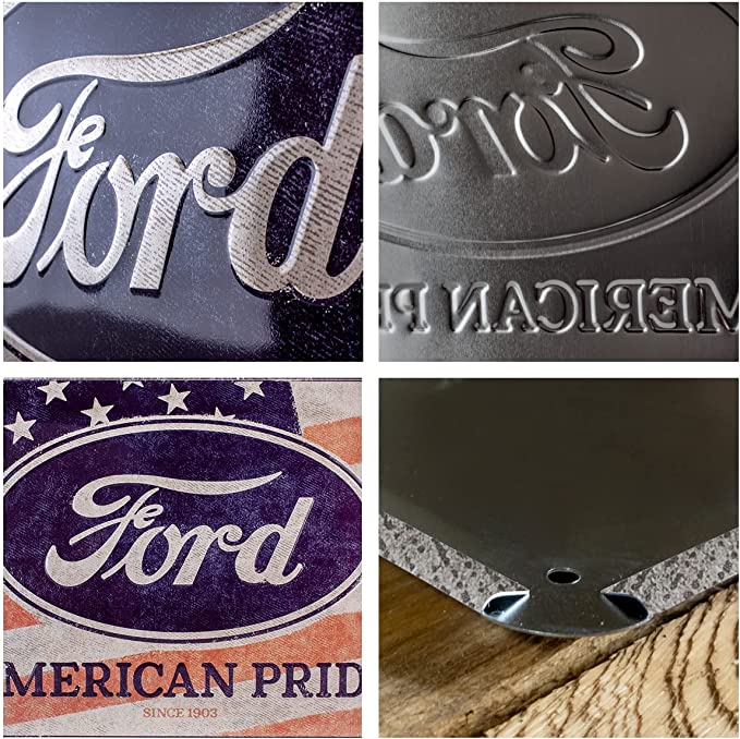 Plaque Ford América pride édition limitée - Déco murale/Plaques 30x40 ...