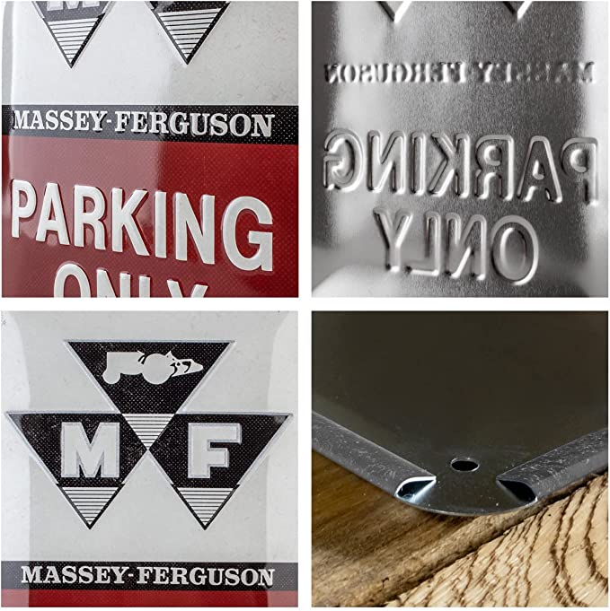Plaque Massey ferguson parking - Déco murale/Plaques 20x30 cm - decovintage