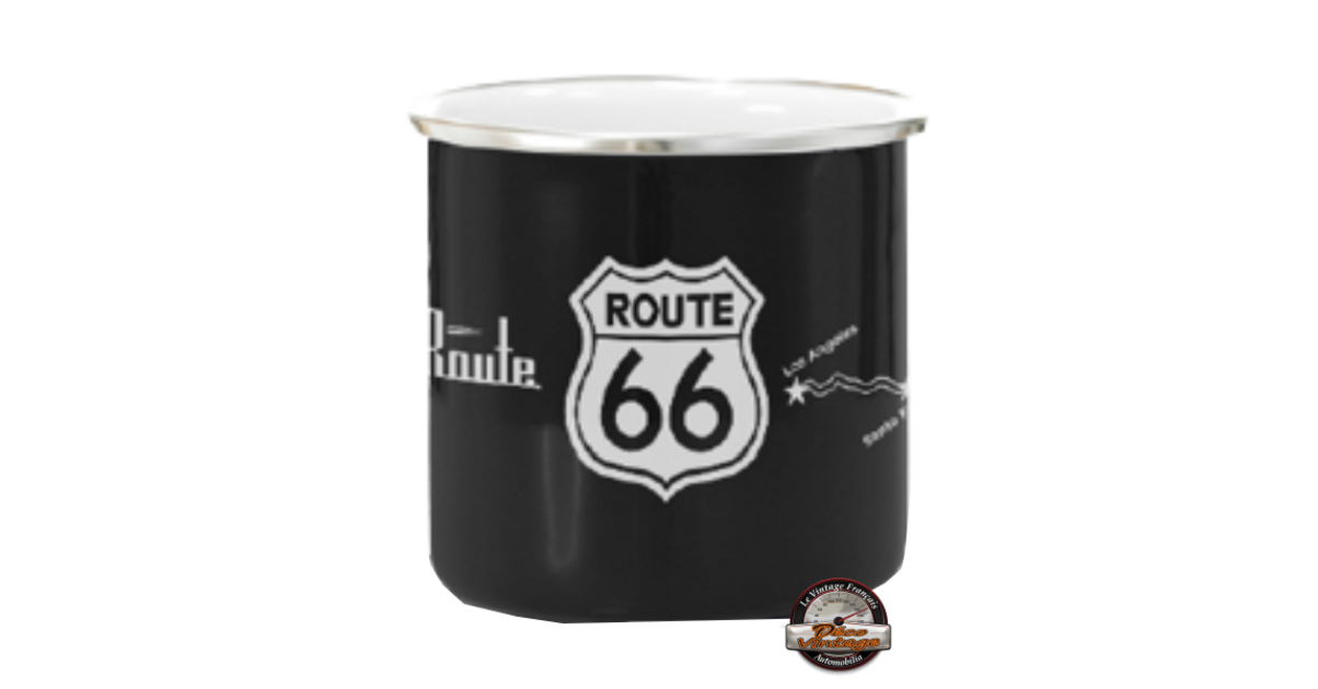 Mug Route 66 émaillé - Déco vintage/Mugs - decovintage