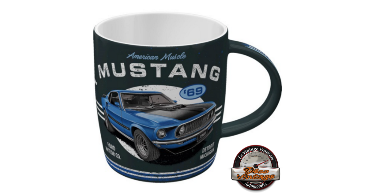 Mug Ford Mustang Mach1 1969 - Déco vintage/Mugs - decovintage