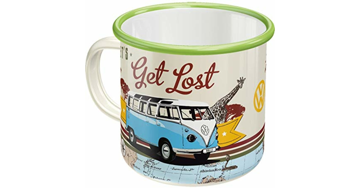 Mug vw combi get lost émaillé - Déco vintage/Mugs - decovintage