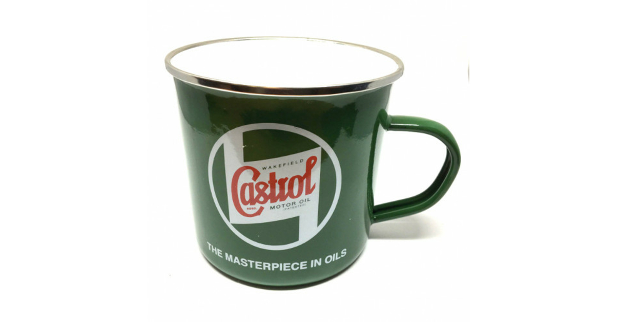 Mug Castrol émaillé - Déco vintage/Mugs - decovintage