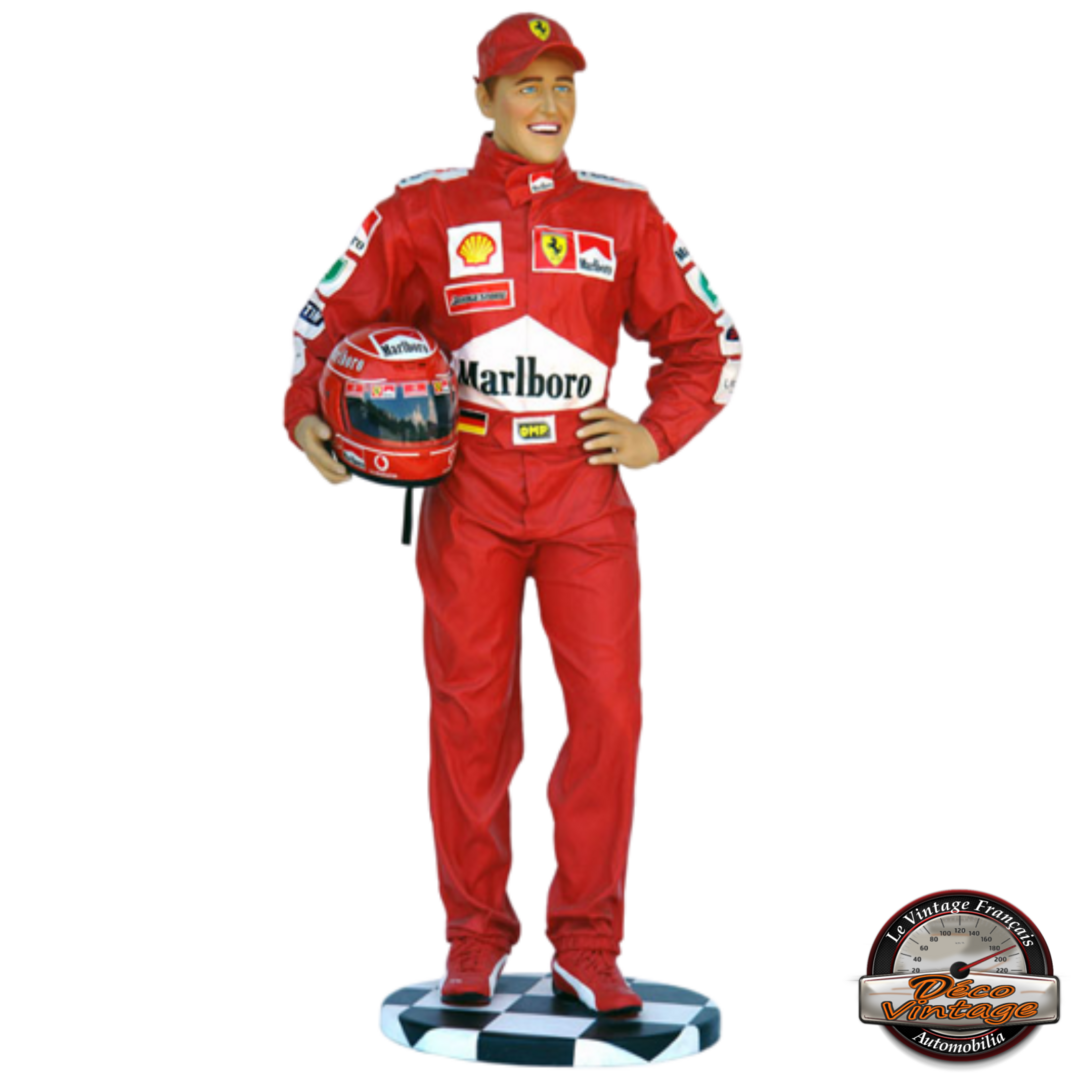 Statue pilote F1 - Automobilia/Décorations en résine - decovintage