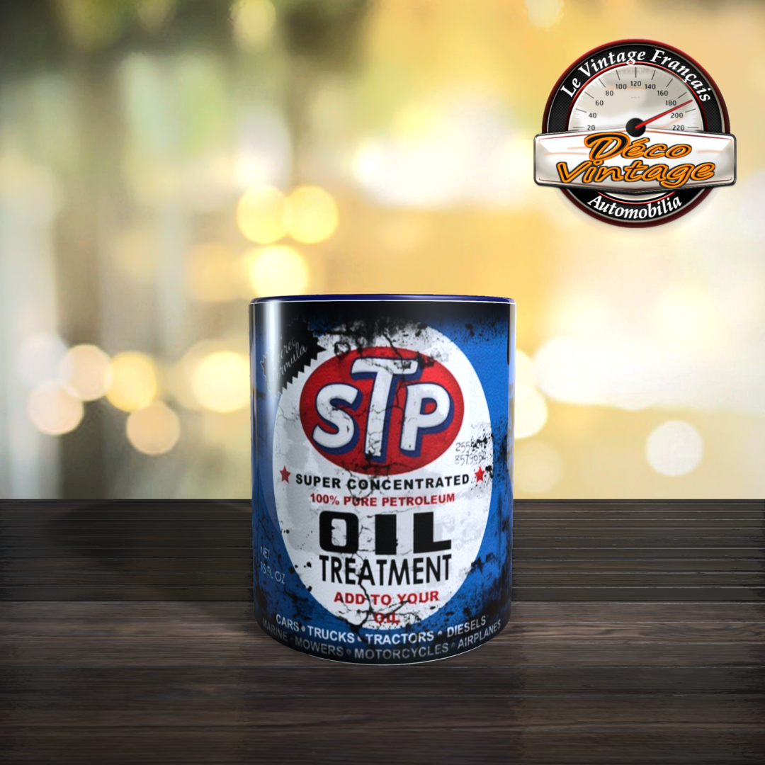 Mug bidon STP oil additif - Mugs et tasses vintage - decovintage