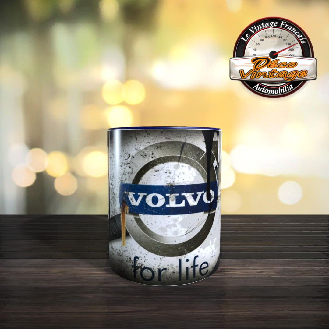Mug bidon d'huile Volvo - Mugs publicitaires vintage- decovintage