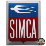Plaque Simca logo émaillée - Objets émaillés/Plaques émaillées ...