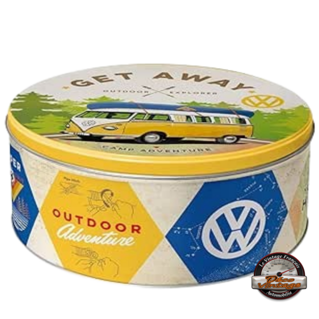Boîte ronde Vw Combi - Déco vintage/Boîtes de rangement - decovintage