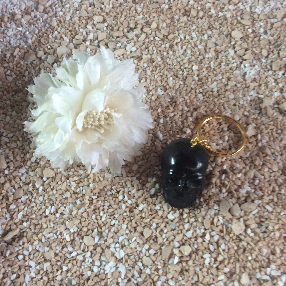 Porte-clé skull en résine époxy - Porte-clés en résine époxy-003