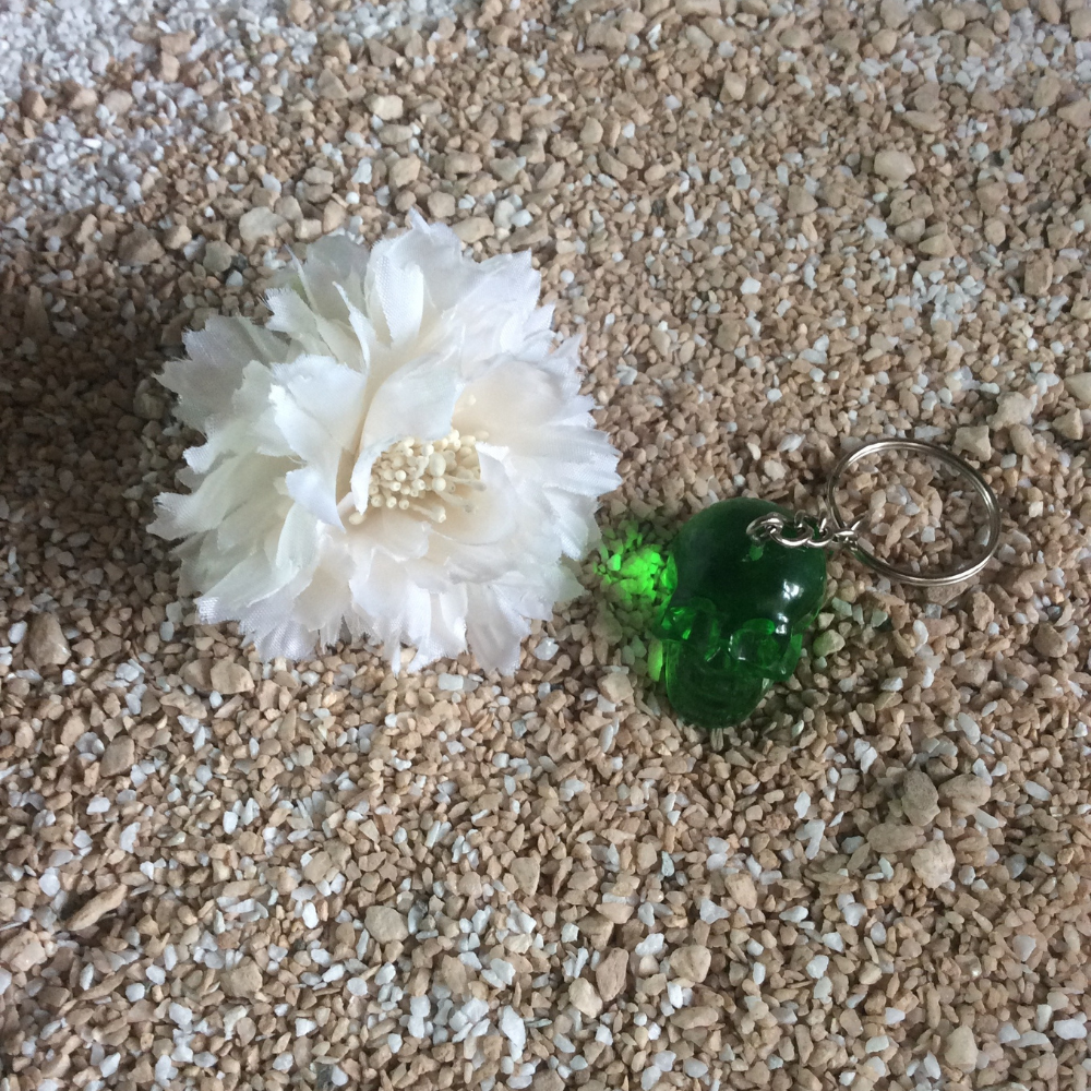 Porte-clé skull en résine époxy - Porte-clés en résine époxy-010