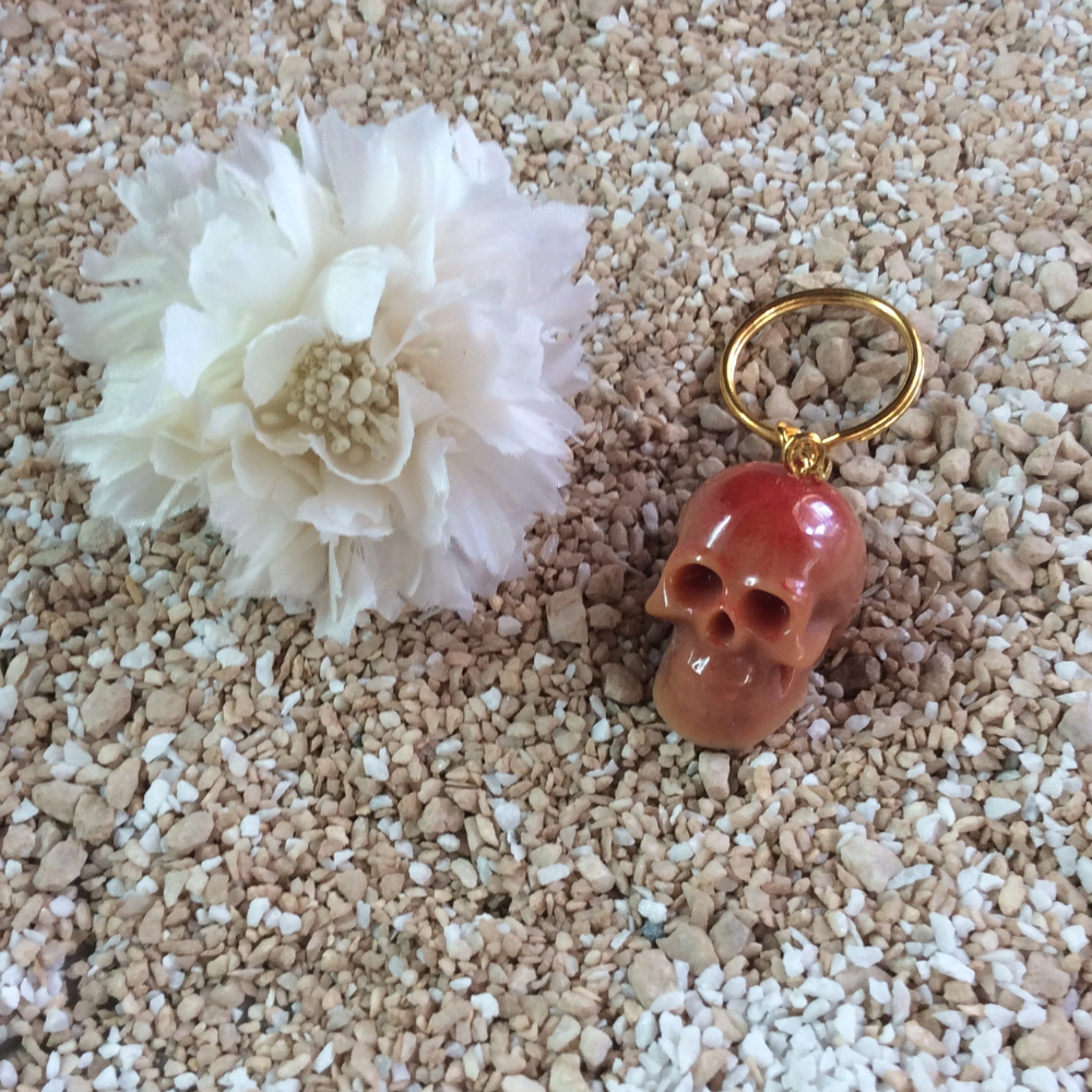 Porte-clé skull en résine époxy - Porte-clés en résine époxy-022