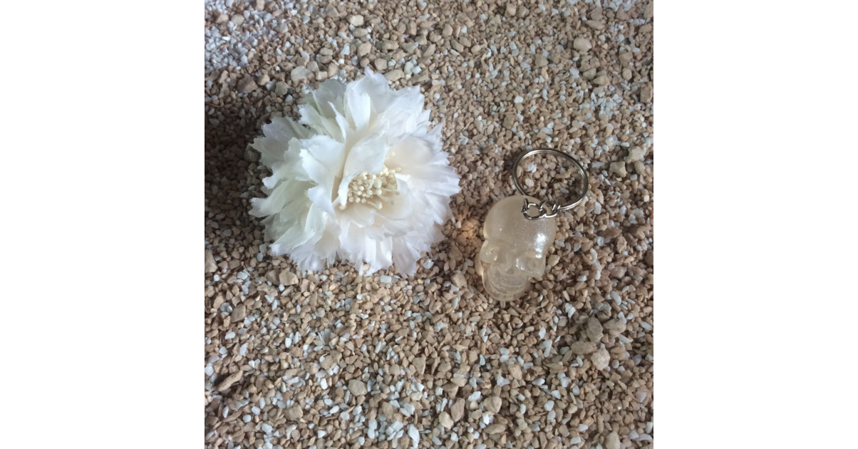 Porte-clé skull en résine époxy - Porte-clés en résine époxy-011