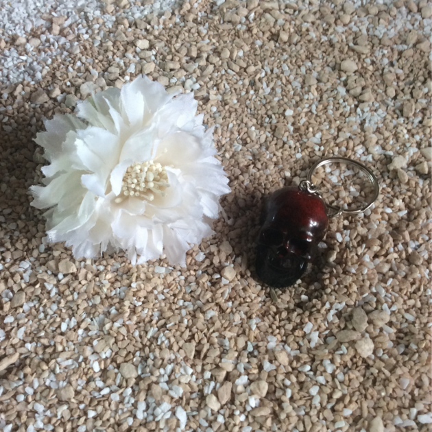 Porte-clé skull en résine époxy - Porte-clés en résine époxy-007