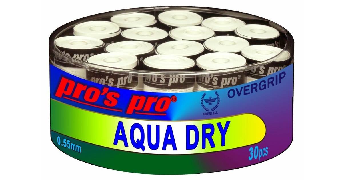 PRO'S PRO Aqua Dry Blanc x30 - GRIPS - SURGRIPS/Surgrips Tennis ...