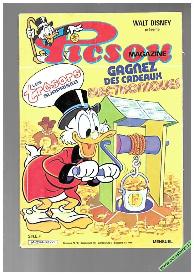 Picsou Magazine N° 141, 1983 - Disney/picsou magazine - occaslivres17