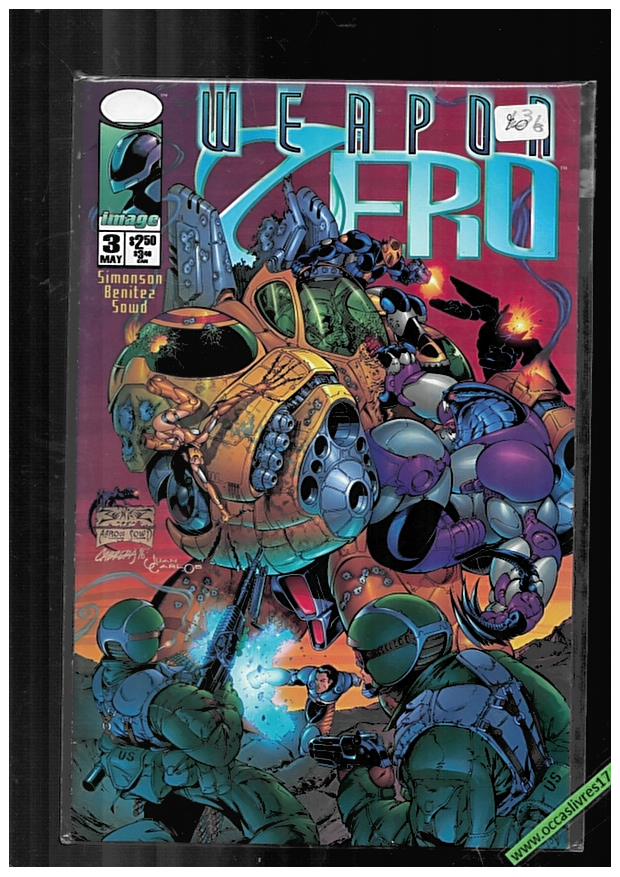 Weapon zero n° 3 comics, VO - BD/BD version original - occaslivres17