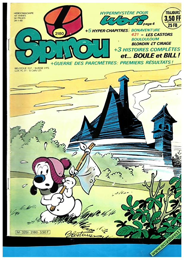 Spirou, n° 2180, 1980 - collection divers/spirou - occaslivres17
