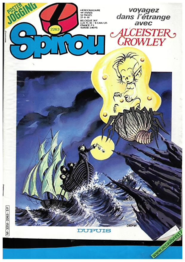Spirou, n° 2263, 1981 + son poster - collection divers/spirou - occaslivres17