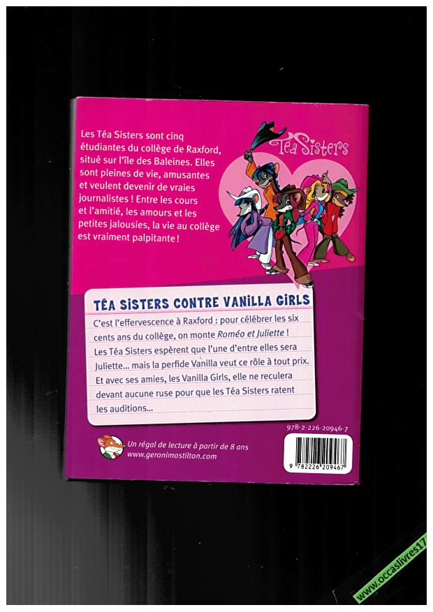 Téa Sisters - Le collège de Raxford T1, Téa Sisters contre Vanilla ...