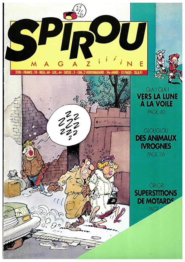 Spirou n° 2784, 1991 - collection divers/spirou - occaslivres17