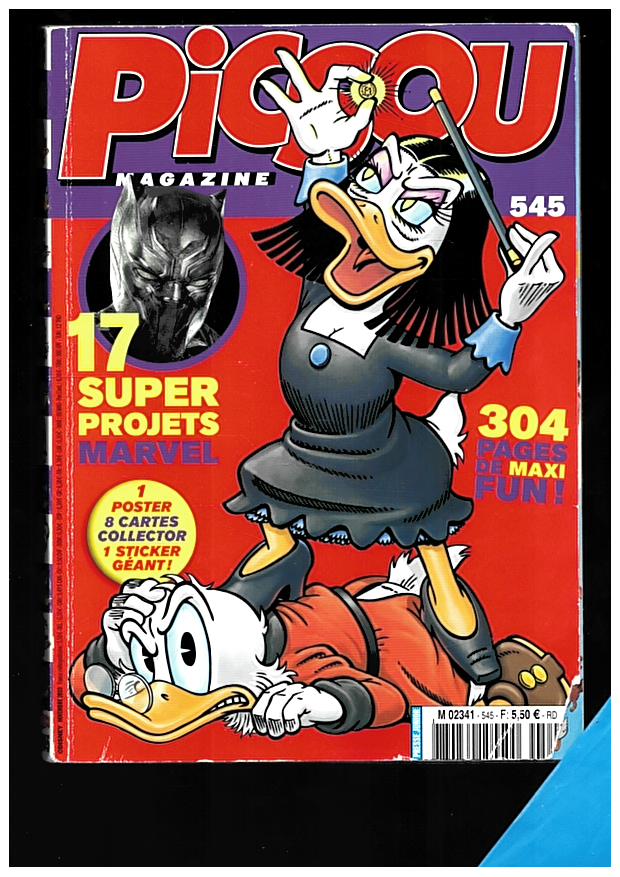 Picsou Magazine, n° 545, 2019, avec le poster, les 1 sticker géant et 8 ...