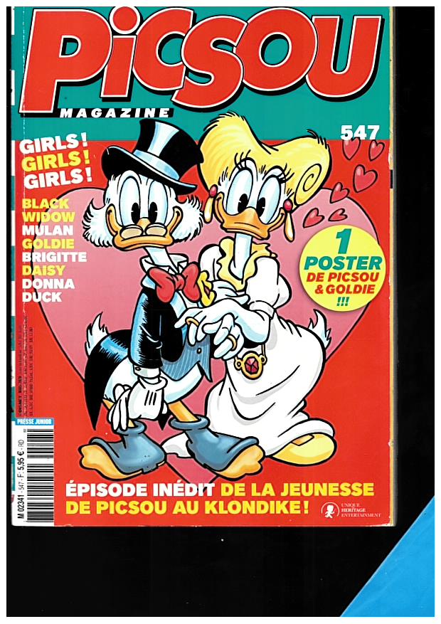 Picsou Magazine, n° 547, 2020, avec le poster et 8 cartes collector ...