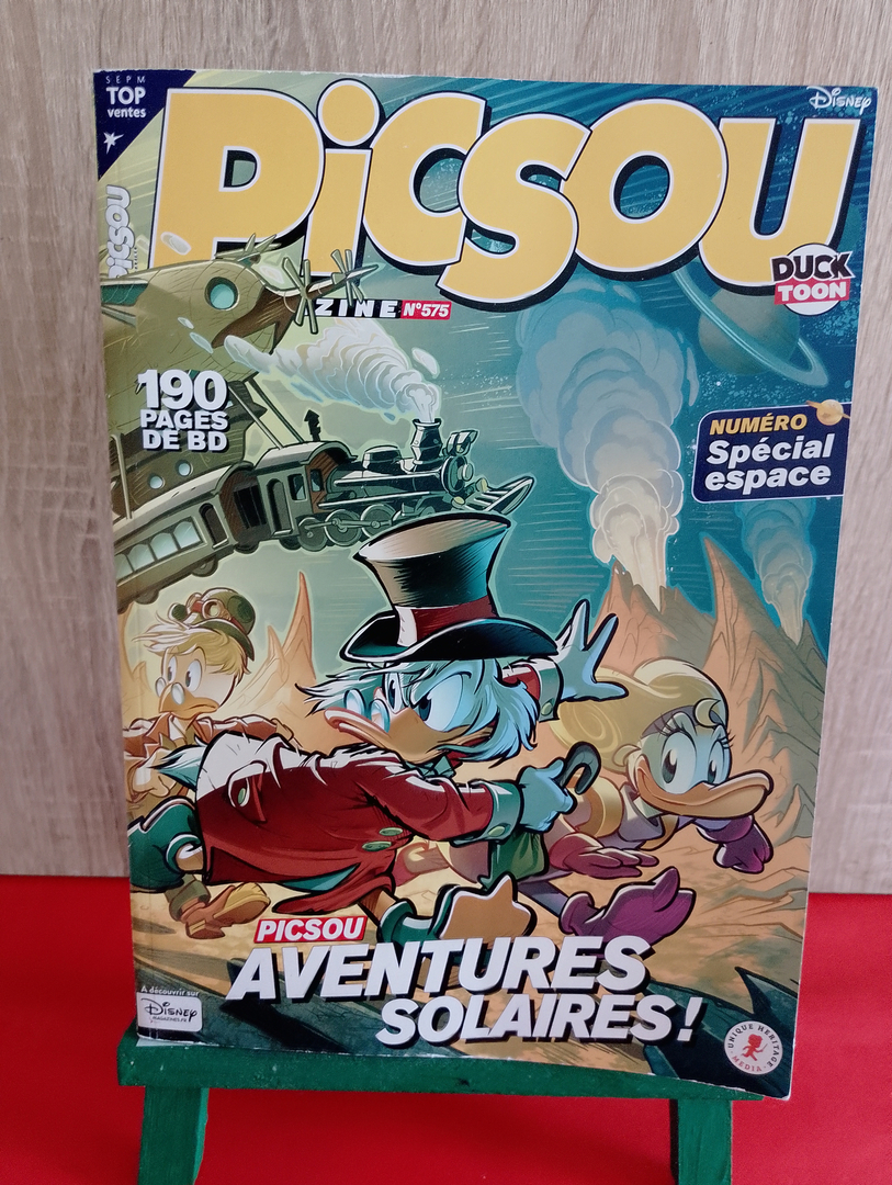 Picsou Magazine, n° 575, 2019, avec le poster, et 4 fiches collector ...