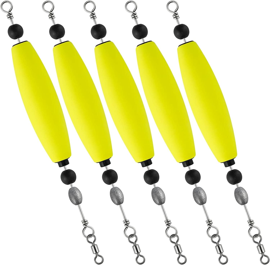 Dr.Fish 5 Pack Catfish Float Rigs Fishing Popping Float Santee Cooper Rig Fishing Bobbers ...