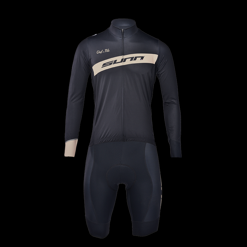 Maillot manches longues xco/gravel/route CHEF DE FILE SUNN ...