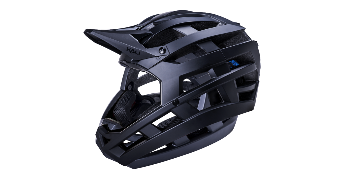 Casque intégral Enduro/dh/bmx INVADER 2.0 noir mat KALI - Accessoires ...