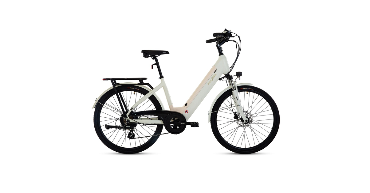 VTC électrique urbain EASYCITY STREET D7 BAFANG disc 26'' 360wh blanc ...