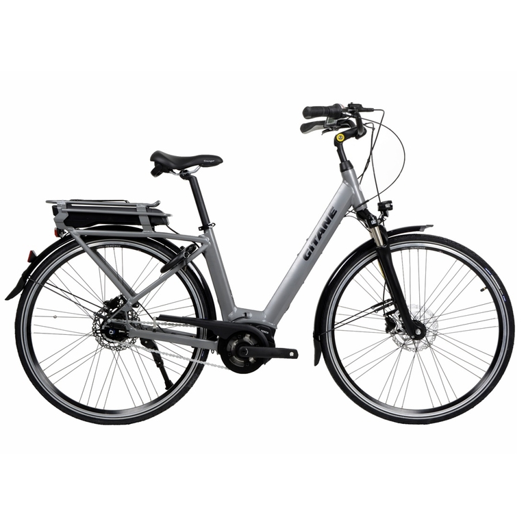 VTC électrique trekking E-CITY SHIMANO NEXUS 7 D8 28'' 500wh gris GITANE 2023 - Vélos VAE/VAE ...