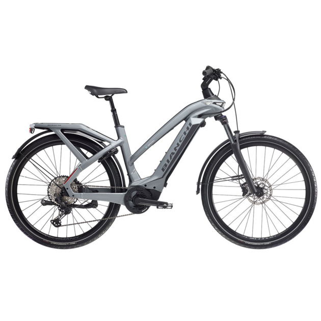 VTC électrique E-TOURER E-OMNIA TYPE T mixte DEORE 10V OLI 630wh gris ...