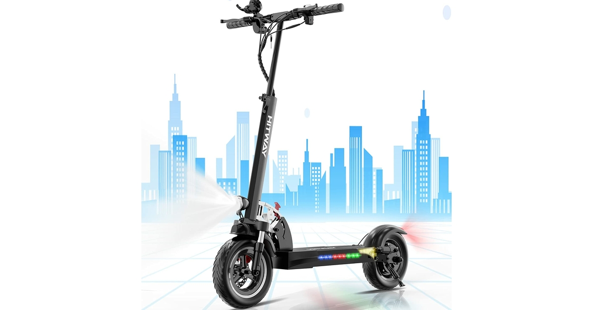 Trottinette Electrique HITWAY H5: Confort, Puissance & Autonomie!
