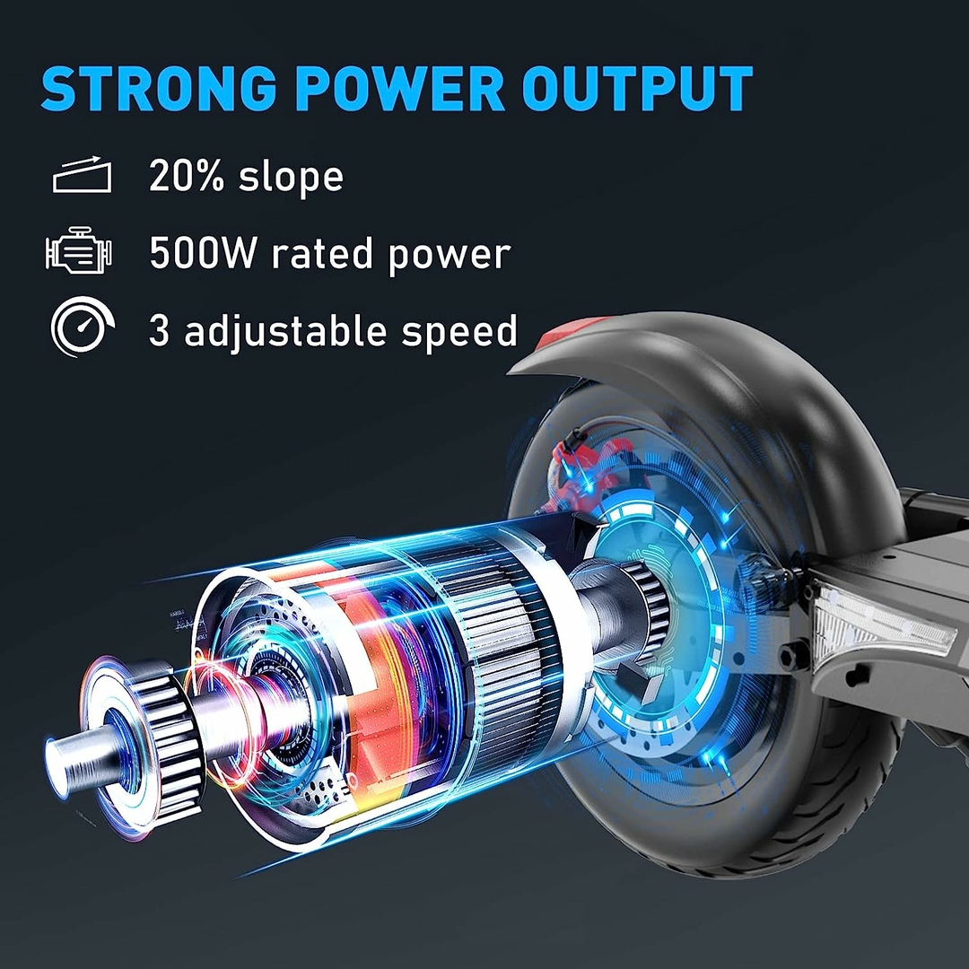 Trottinette Electrique HITWAY H5: Confort, Puissance & Autonomie!