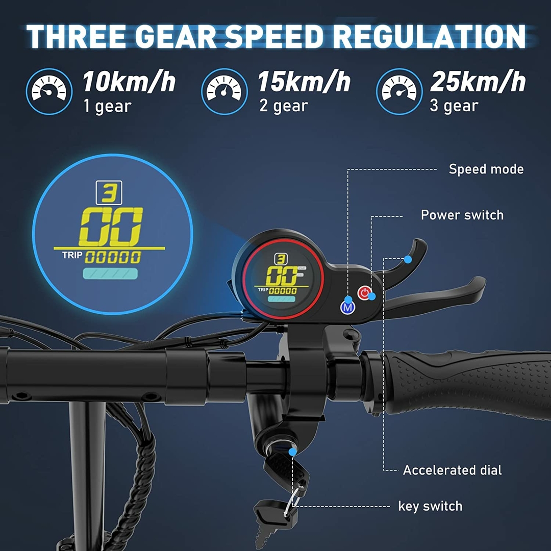 Trottinette Electrique HITWAY H5: Confort, Puissance & Autonomie!