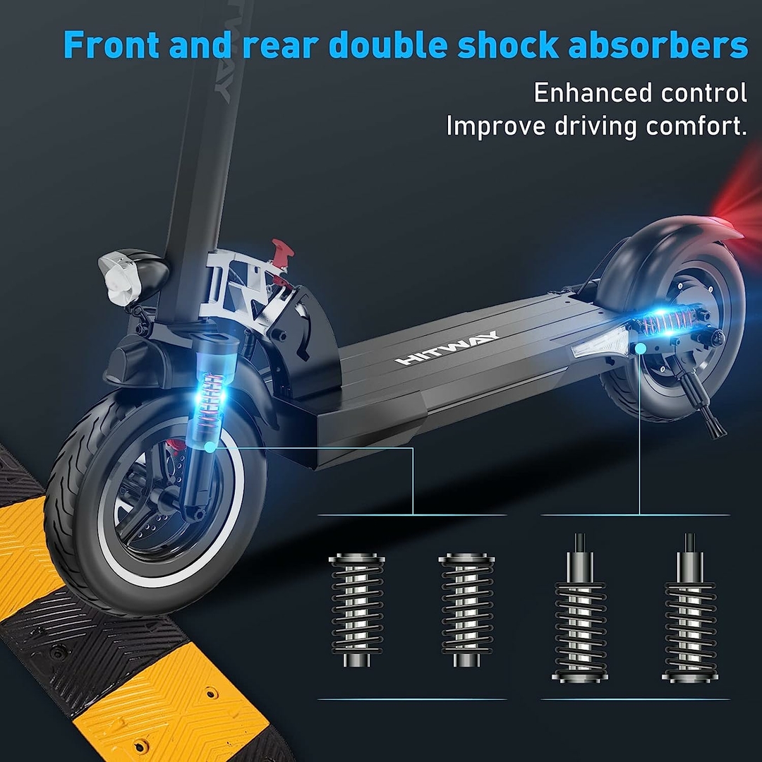 Trottinette Electrique HITWAY H5: Confort, Puissance & Autonomie!