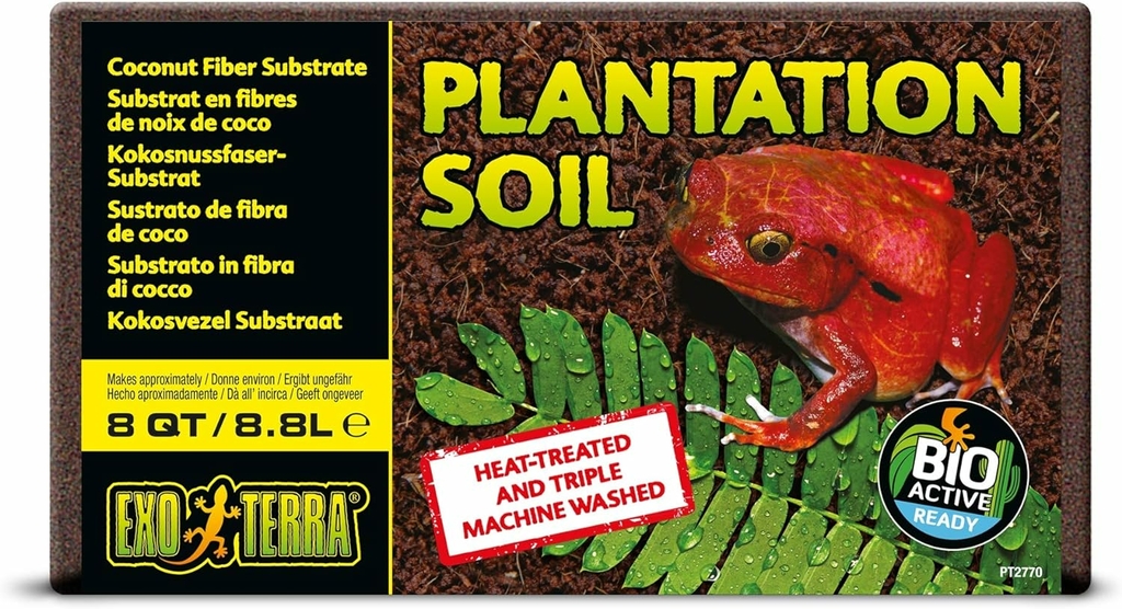 Brique de Fibre de Coco Exoterra: Substrat Naturel et Durable