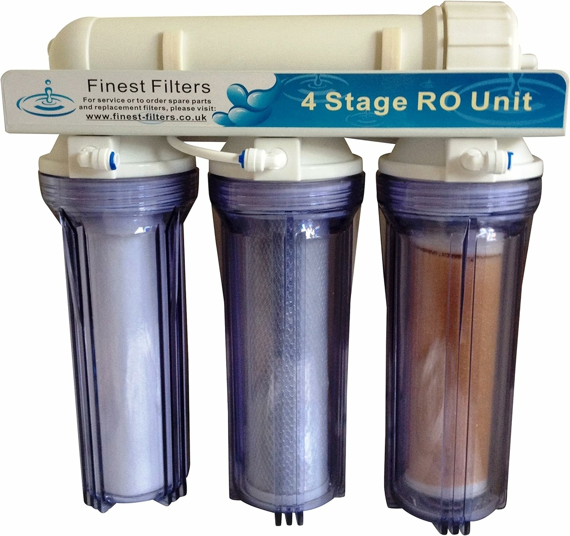 Finest-Filters - 50gpd 4 Stage Reverse Osmosis RO Unit
