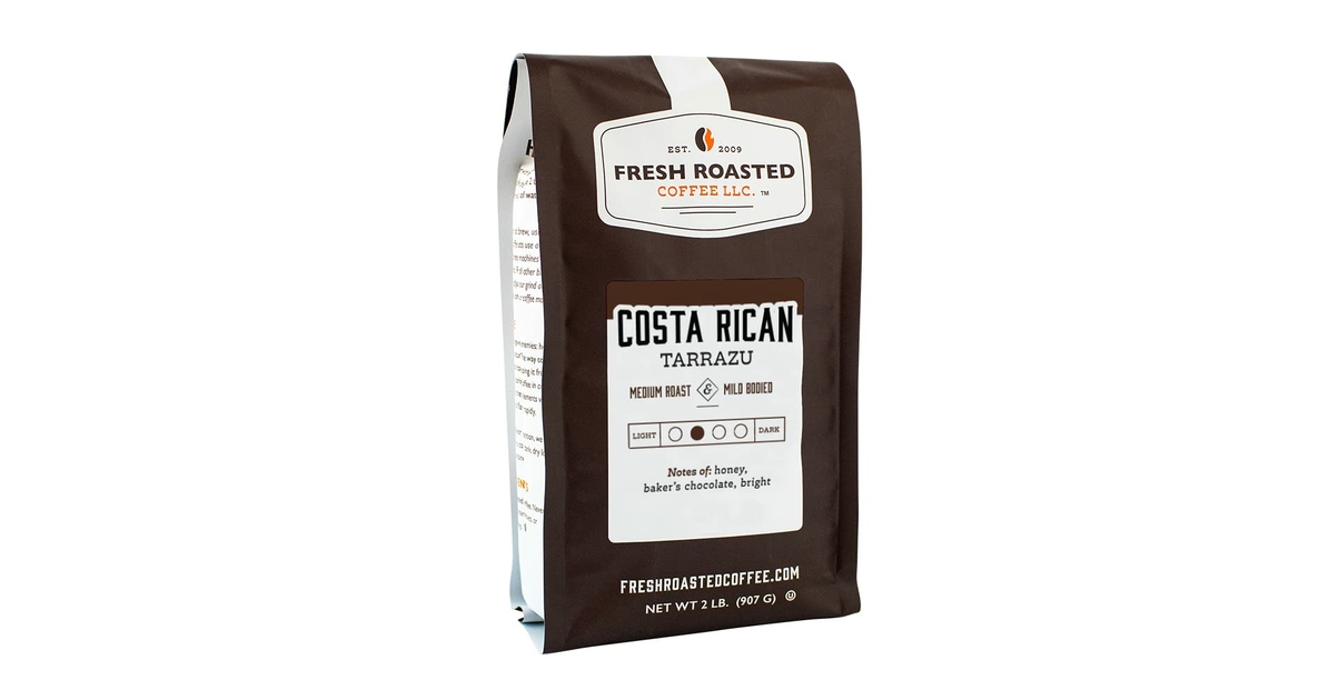 SINGLE ORIGIN COSTA RICAN TARRAZU COFFEE boasts intense and satisfying ...