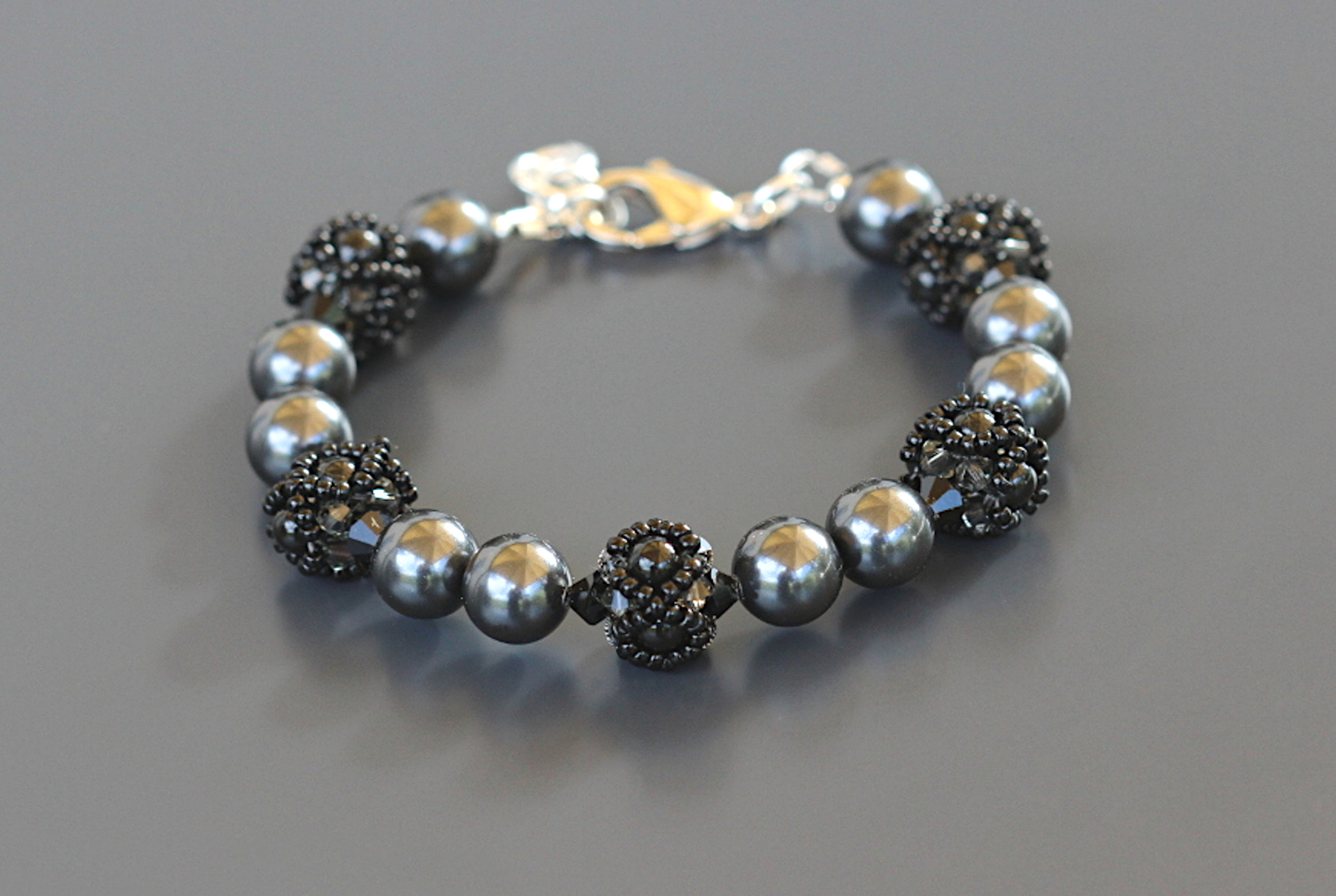 *Mystic Black* - BRACELETS/Perles/Nacre - Lilyperles