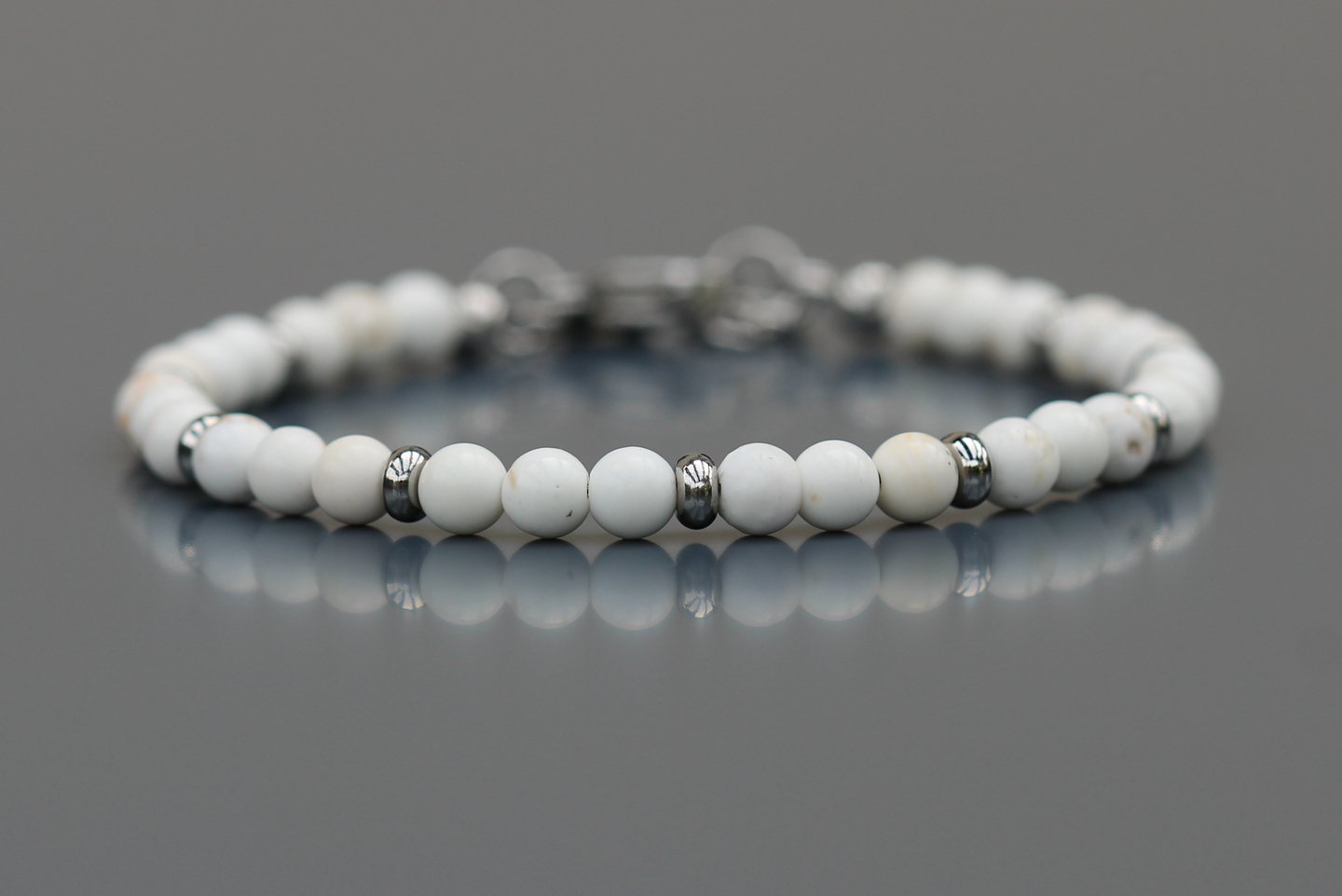 *Daphné* - BRACELETS/Pierres fines 4 mm - Lilyperles