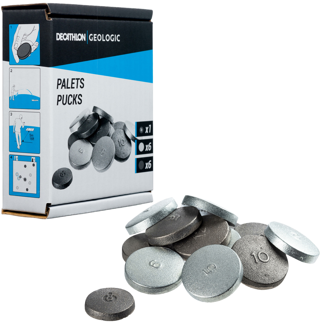 Lot de 12 palets bretons avec le maitre
