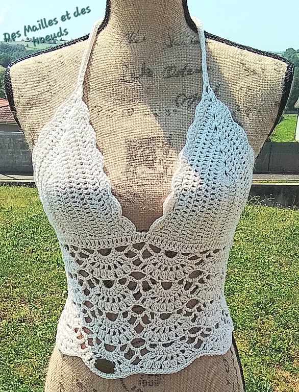 TOP au Crochet - CROCHET/Top - des-mailles-et-des-noeuds