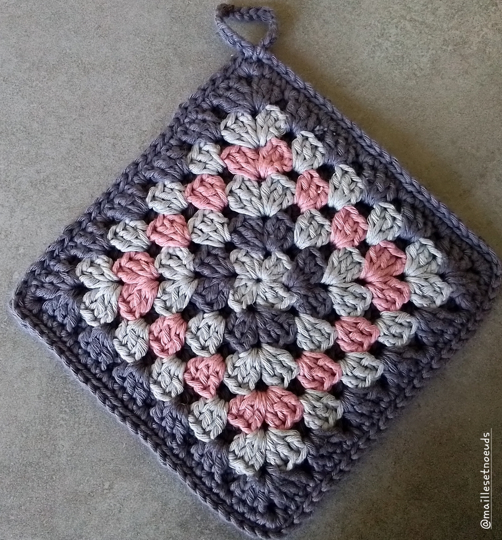 Manique au crochet - CROCHET/Manique - des-mailles-et-des-noeuds
